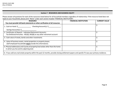 Form Dphhs Eap 088 Download Fillable Pdf Or Fill Online Low Income Home