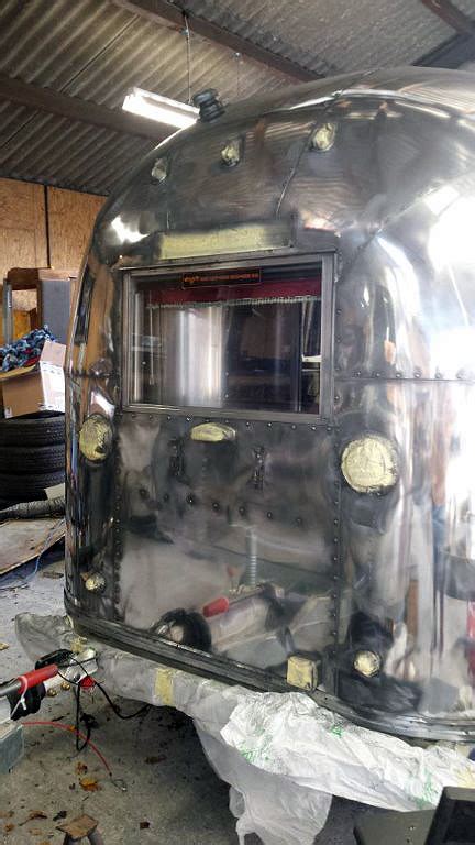 In The Workshop Polishing Bambi American Retro Caravans Blog