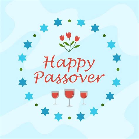 Premium Vector Happy Passover Pesach Social Media Post Template