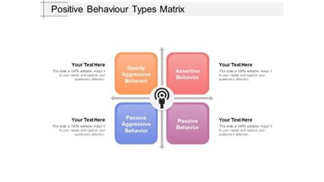 Positive Behaviour Types Matrix Ppt Powerpoint Presentation Gallery