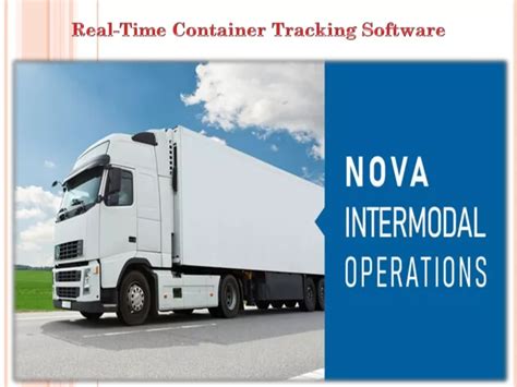 Ppt Real Time Container Tracking Software Powerpoint Presentation