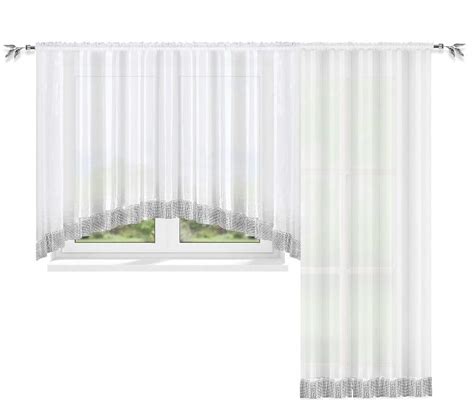 P 1 Gotowe Firany Na Okno I Drzwi Balkonowe Z Cyrkoniami 300 X 160 Cm