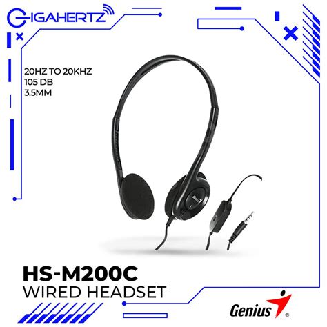 Genius Hs M200c Headset Gigahertz
