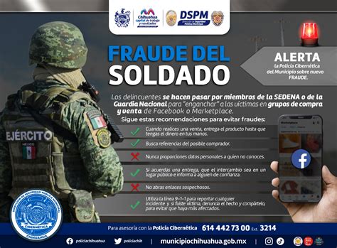 Emite Municipio alerta a través de la Policía Cibernética por fraude del soldado