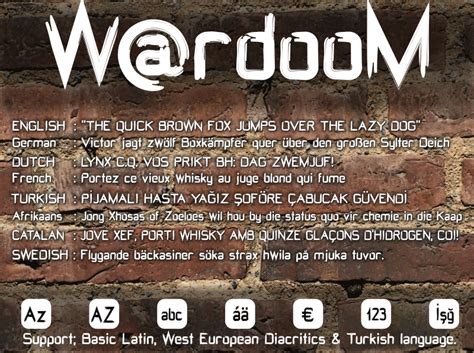 Wrdoom Font