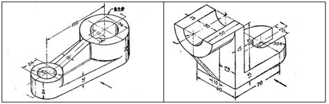 sectional view engineering drawing exercises