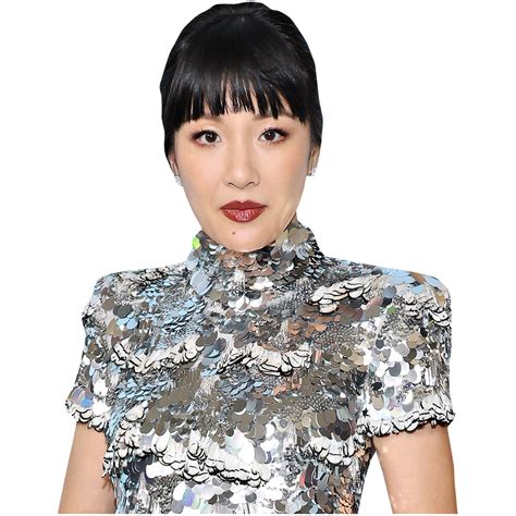 Constance Wu Silver Dress Half Body Buddy Celebrity Cutouts