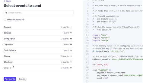 Creating The Stripe Receiver