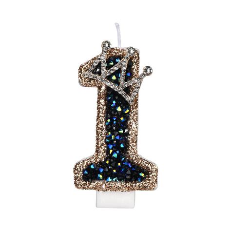 Badu Bg Свещи за рожден ден за торта 0123456789 Свещи с номера за торти за първи рожден ден с