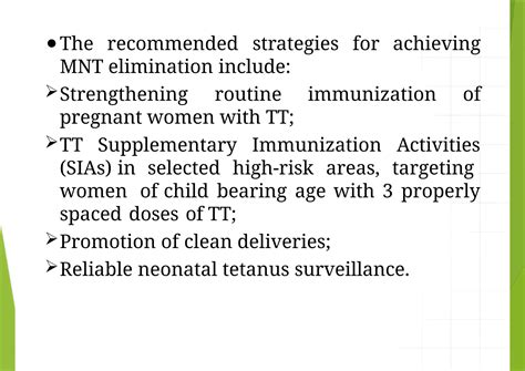 Tetanus General Overview Of The Tetanus Pptx