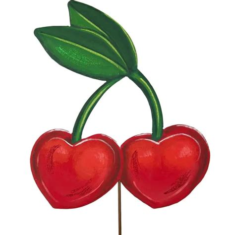 Two Cherry Hearts Miss Cayces