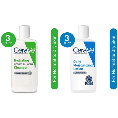 Cerave Cleanser And Moisturizer Travel Set
