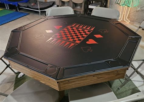 My Budget Table Mod Re Felting An Old Octagon Bumper Pool Table