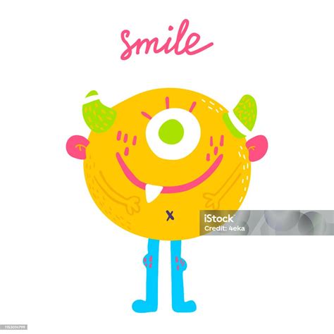 向量查出可愛的動畫片怪物向量圖形及更多quotation Text圖片 Quotation Text 動物 動物頭 Istock