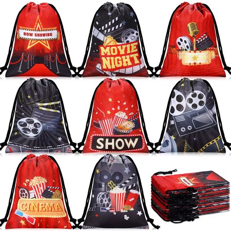 Honoson 24 Pcs Small Movie Party T Bags Bulk Movie Night