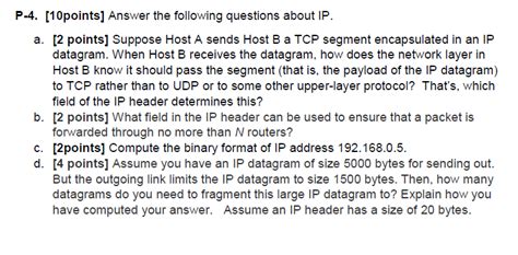 Solved P Points Answer The Following Questions About Chegg