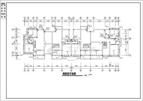 某经济住宅阁楼层水施详细方案设计施工cad图纸住宅小区土木在线