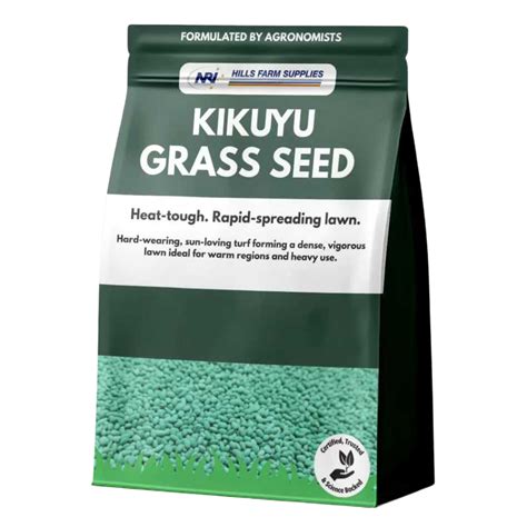 Kikuyu Grass Seed For Sunny Lawns Hills Farm Supplies