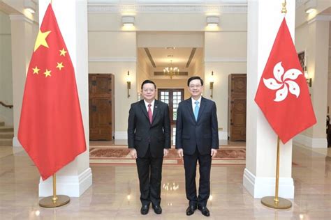 香港政府新聞網 特首晤東盟秘書長
