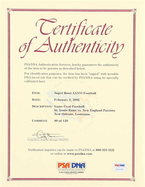 Tom Brady Signed Game Used Super Bowl Xxxvi Football Psa And Tristar