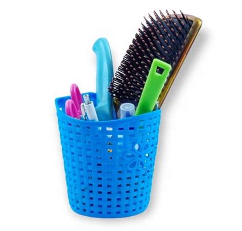 Royal Blue Plastic Pen Holder For Home At Rs 90 In Rajkot Id