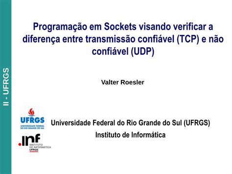 Pdf Programação Em Sockets Visando Verificar A Diferença Entre