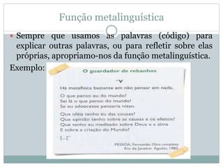 Funções Da Linguagem Pptx