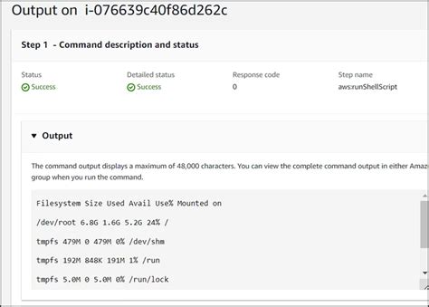 Using AWS Systems Manager To Monitor Disk Usage On Amazon EC Instances