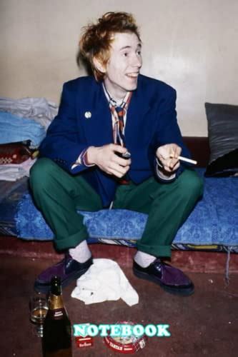 Notebook John Lydon Sex Pistols Journal For Writing College Ruled