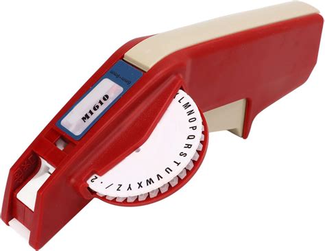 Embossing Label Maker Manual Label Printer Label Maker For Diy Labeling Projects One Hand
