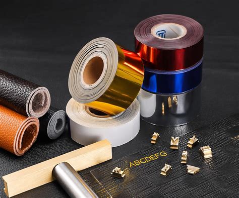 Hot Foiling Leather Foil Stamping For Paper Pencils More Gold Foil