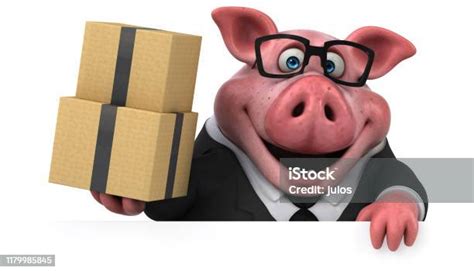 재미있는 돼지 3d 일러스트레이션 0명에 대한 스톡 사진 및 기타 이미지 0명 3차원 형태 귀여운 Istock