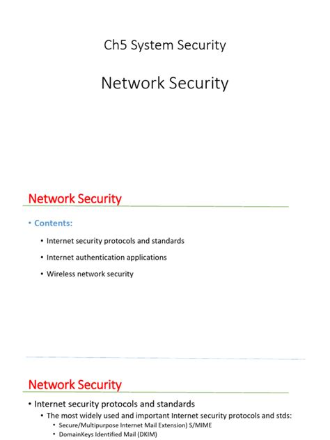 Ch5 System Security Networksecurity Pdf Transport Layer Security