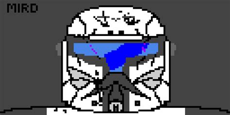 Commando Mird Pixel Art