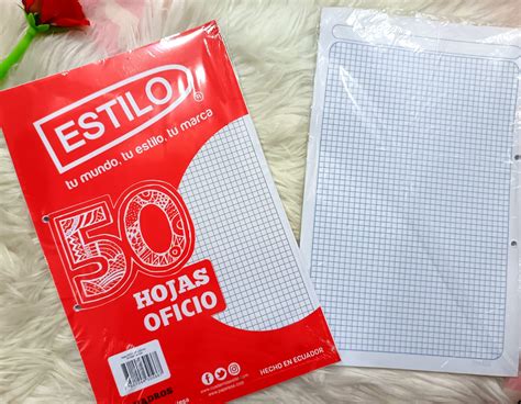 Hojas tamaño oficio x AbySam Papelería