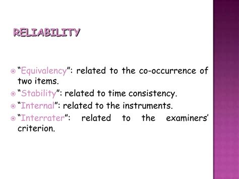 Validity Reliability And Practicality Pptx Resume Writing And Advice Job Search