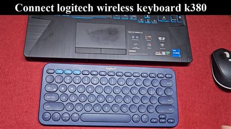 How To Connect Logitech Wireless Keyboard K380 Youtube