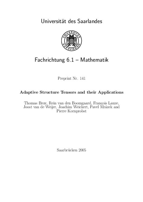 Pdf Visualization And Processing Of Tensor Fields