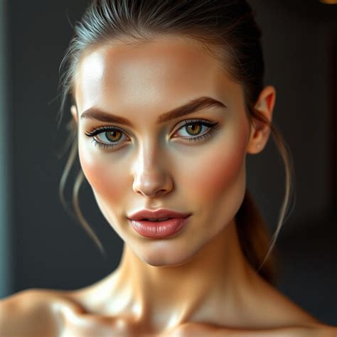 Flawless Beauty Portrait Of A Stunning Model