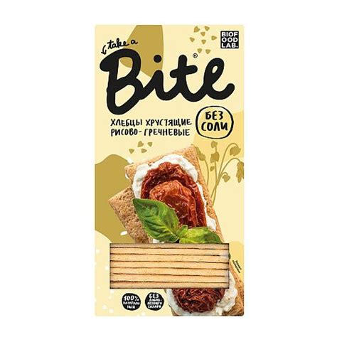 Хлебцы "Рисово-гречневые", хрустящие, 150 грамм, Bite - купить с ...