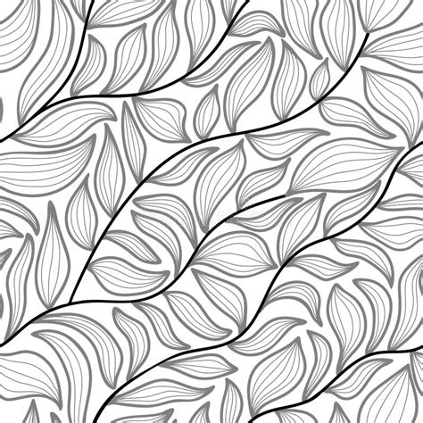 Aesthetic Contemporary Printable Seamless Pattern With Branches And