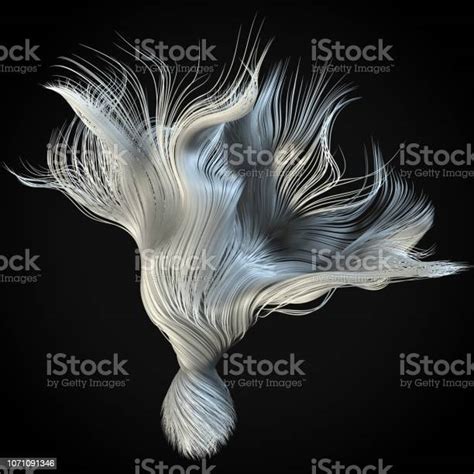 부드럽게 백색 머리 선을 이동합니다 3 차원 일러스트 레이 션 3차원 형태에 대한 스톡 사진 및 기타 이미지 3차원 형태 Blessing 가능성 Istock