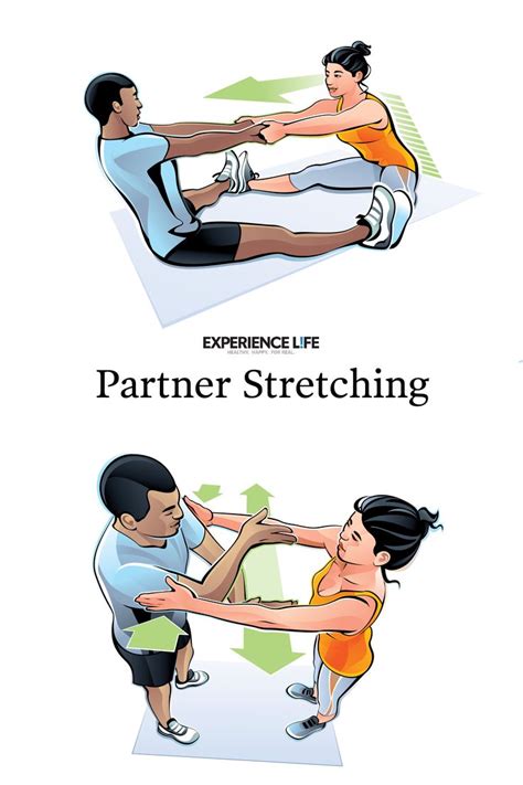 4 Stretches Your Can Do With A Partner Partner Stretches Fun