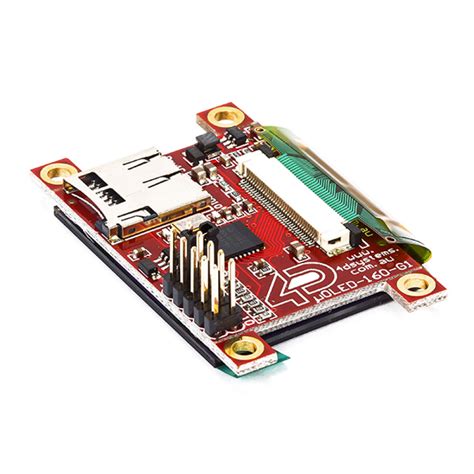 1 7 Serial Oled Display Module 4d Systems Uoled 160 G1 Sgc