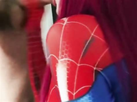 Hailey Queen Blowjob Spiderman