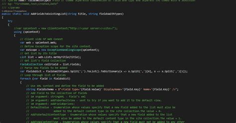 Sharepoint Client Side Object Modelcsom Managed Add Fields To