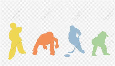 어린이 스포츠 실루엣 Png 일러스트 무료 다운로드 Lovepik