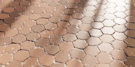 Procedural Ceramic Hex Tiles Material Superhive Formerly Blender Market