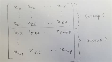 Matrices How To Create The Following Matrix With Grouping Structure TeX LaTeX Stack Exchange