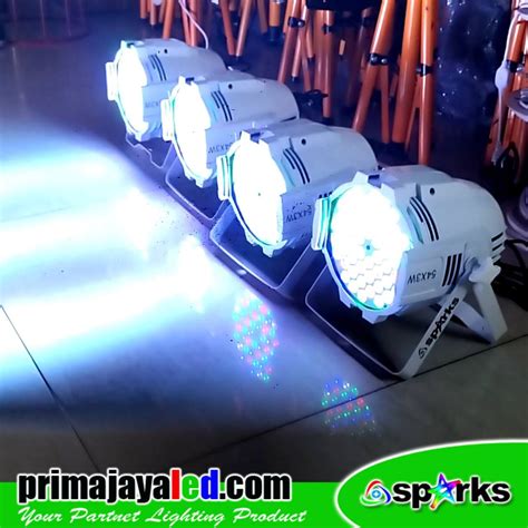 Set Par Led Rgbw Body Putih Spark Prima Jaya Led